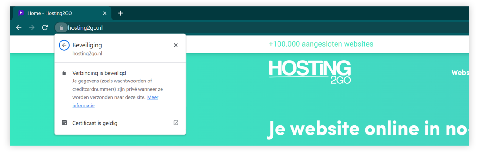 SSL Certificaat: praktische tips voor een veilige HTTPS website - Hosting2GO