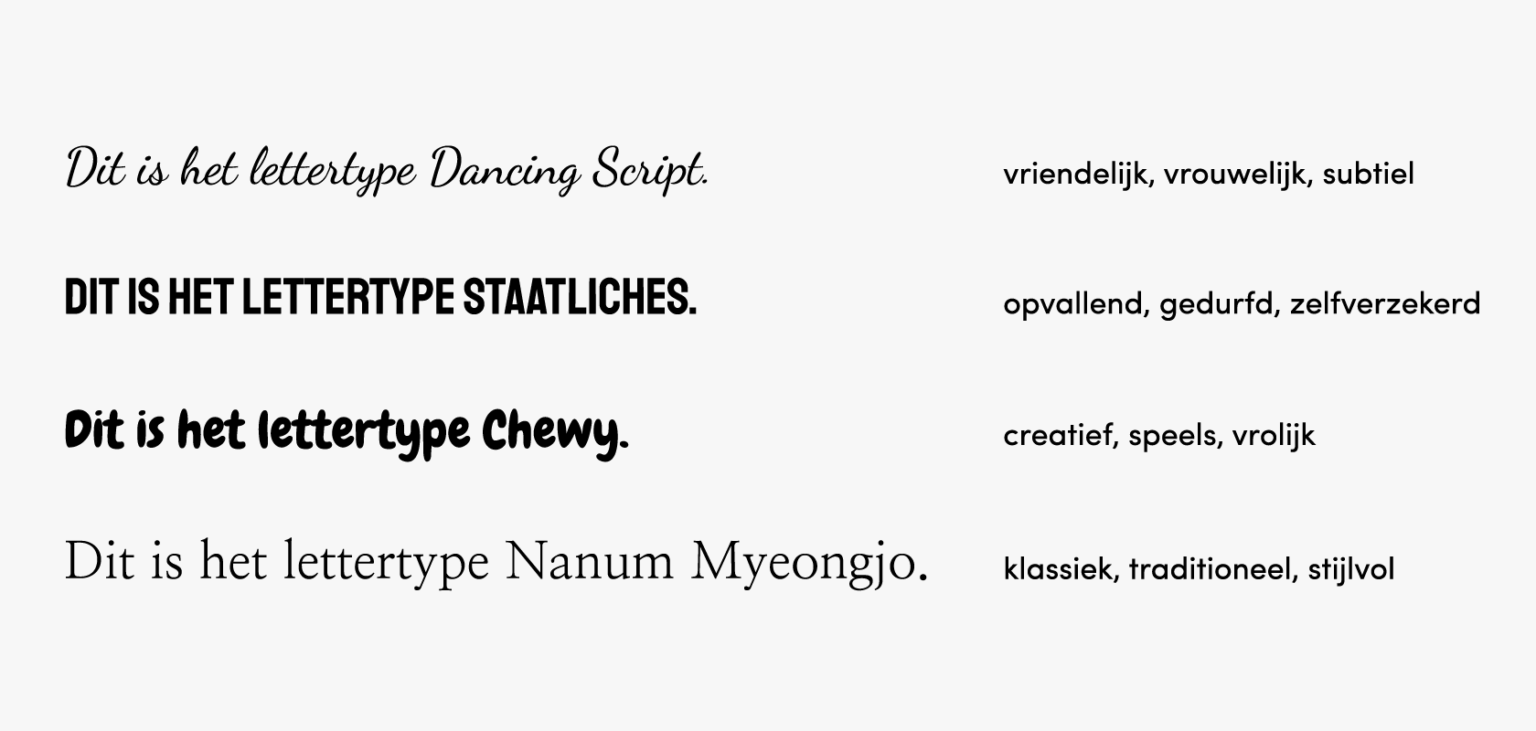 Hoe kies je een lettertype voor je website
